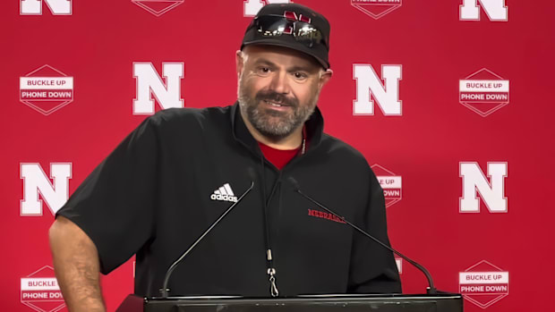 Nebraska Football Awards Brian Buschini, Ceyair Wright with Blackshirts