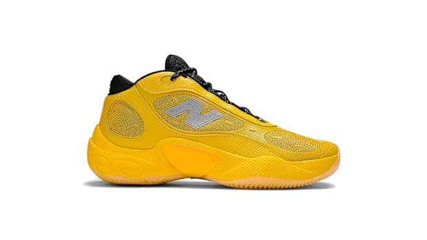 Cameron Brink helped unveil New Balance's latest basketball shoe