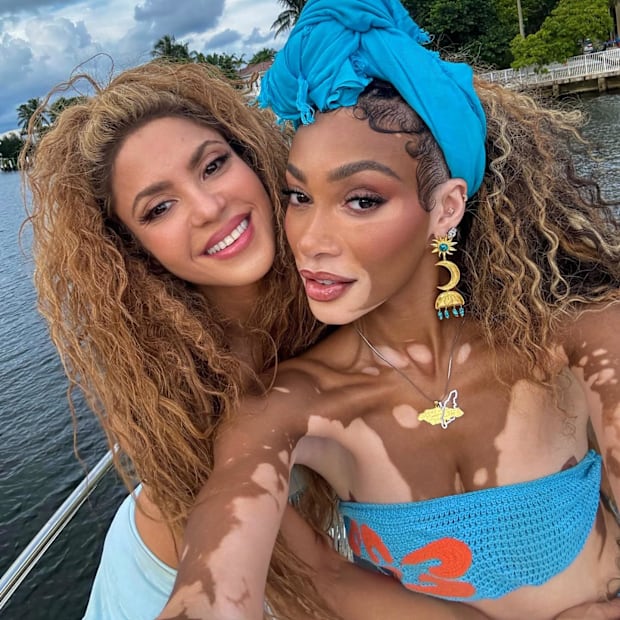 Angel Reese's 2-word reaction to Kyle Kuzma gf Winnie Harlow's zebra fit