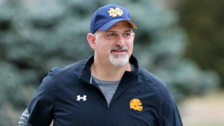 Notre Dame Offensive Line Coach Joe Rudolph Talks Spring Ball, Irish Line