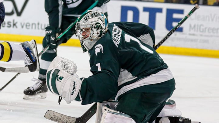 No. 1 Michigan State Falls to No. 10 Michigan, 3-2, in Overtime