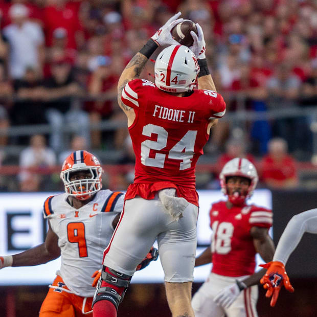 Nebraska Football Tight End Thomas Fidone II Selected by New York Giants in NFL Draft