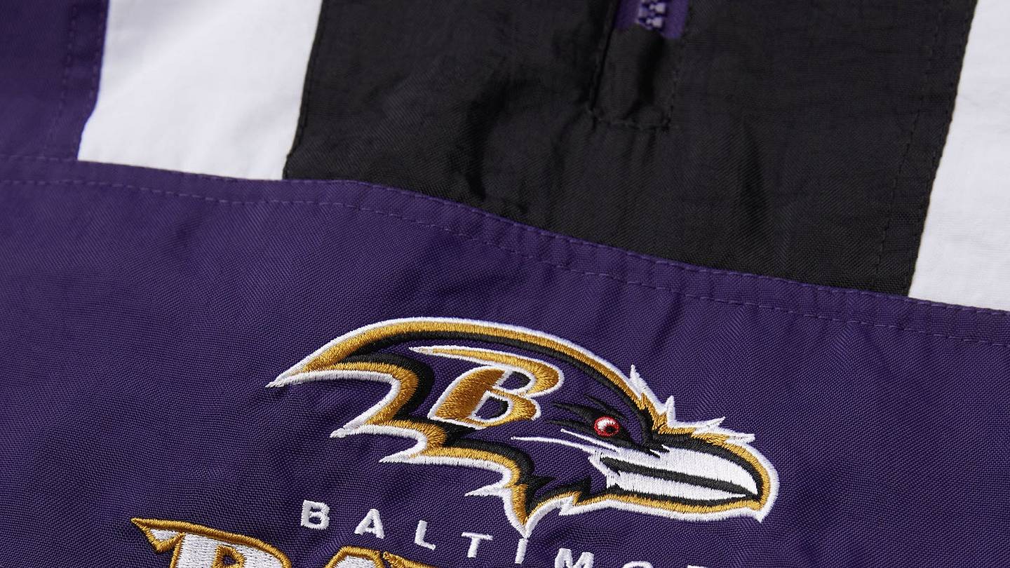 Embrace Nostalgia with Starter's Retro Baltimore Ravens Pullover Jacket