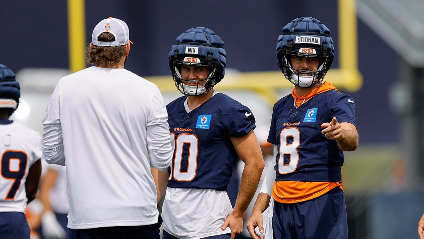 Broncos QB Jarrett Stidham Jokes About Bo Nix's Rookie Hazing