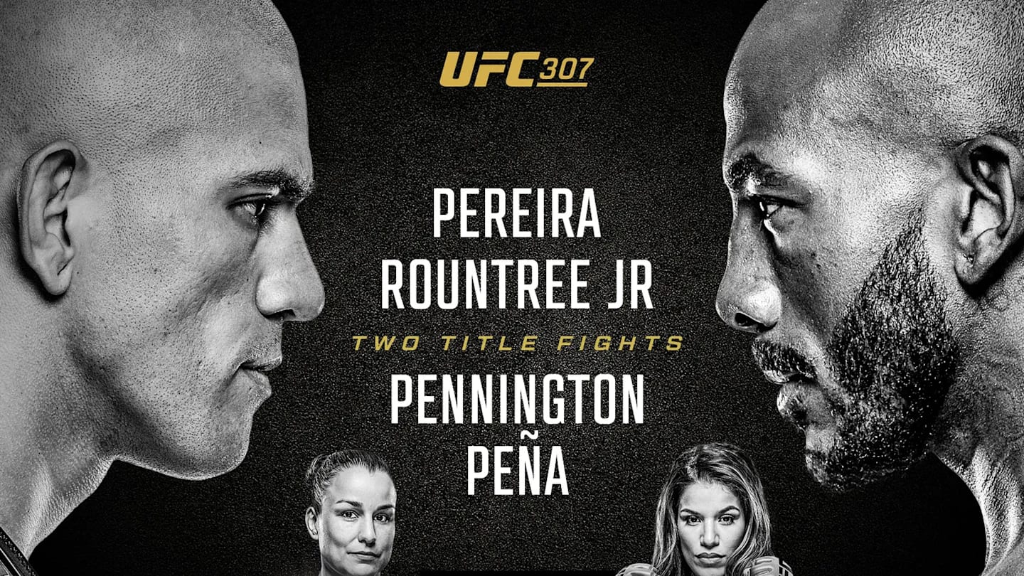 UFC 307: Alex Pereira vs. Khalil Rountree Card, TV Channel, Start Time, Odd