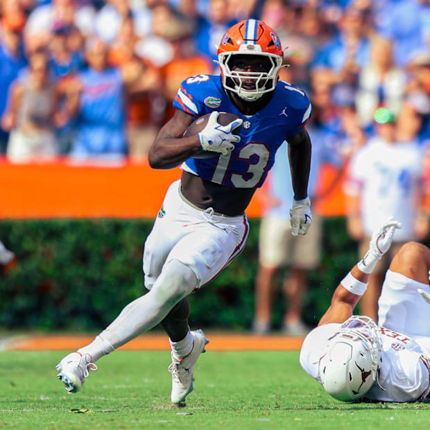 Florida RB Jadan Baugh Approaching History as Gators' Season Ends