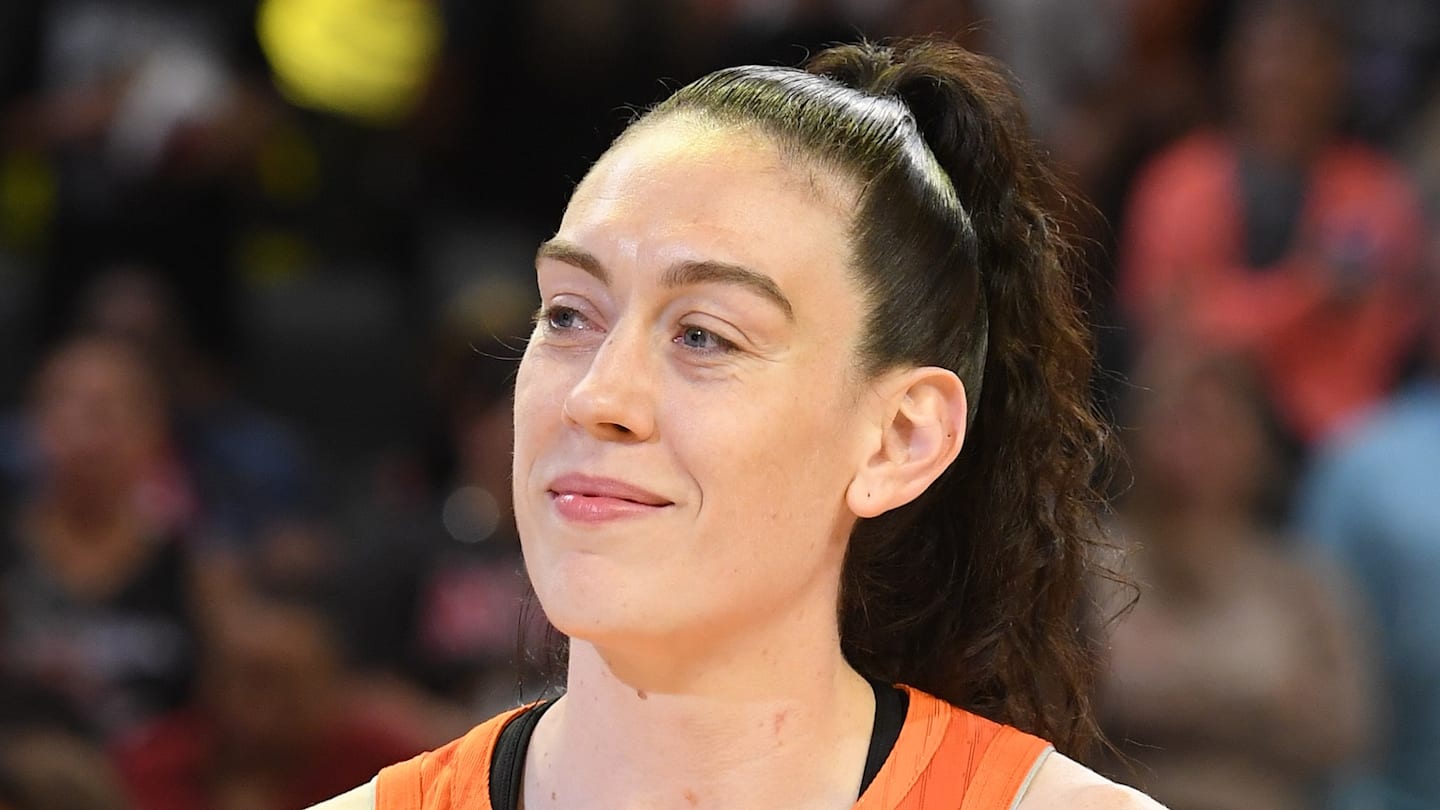 Breanna Stewart Means Business in Gray Blazer, Shorts Set Ahead of WNBA ...