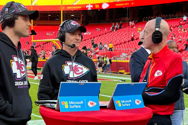 'Voice of the Huskers' Greg Sharpe Honored by Kansas City Chiefs