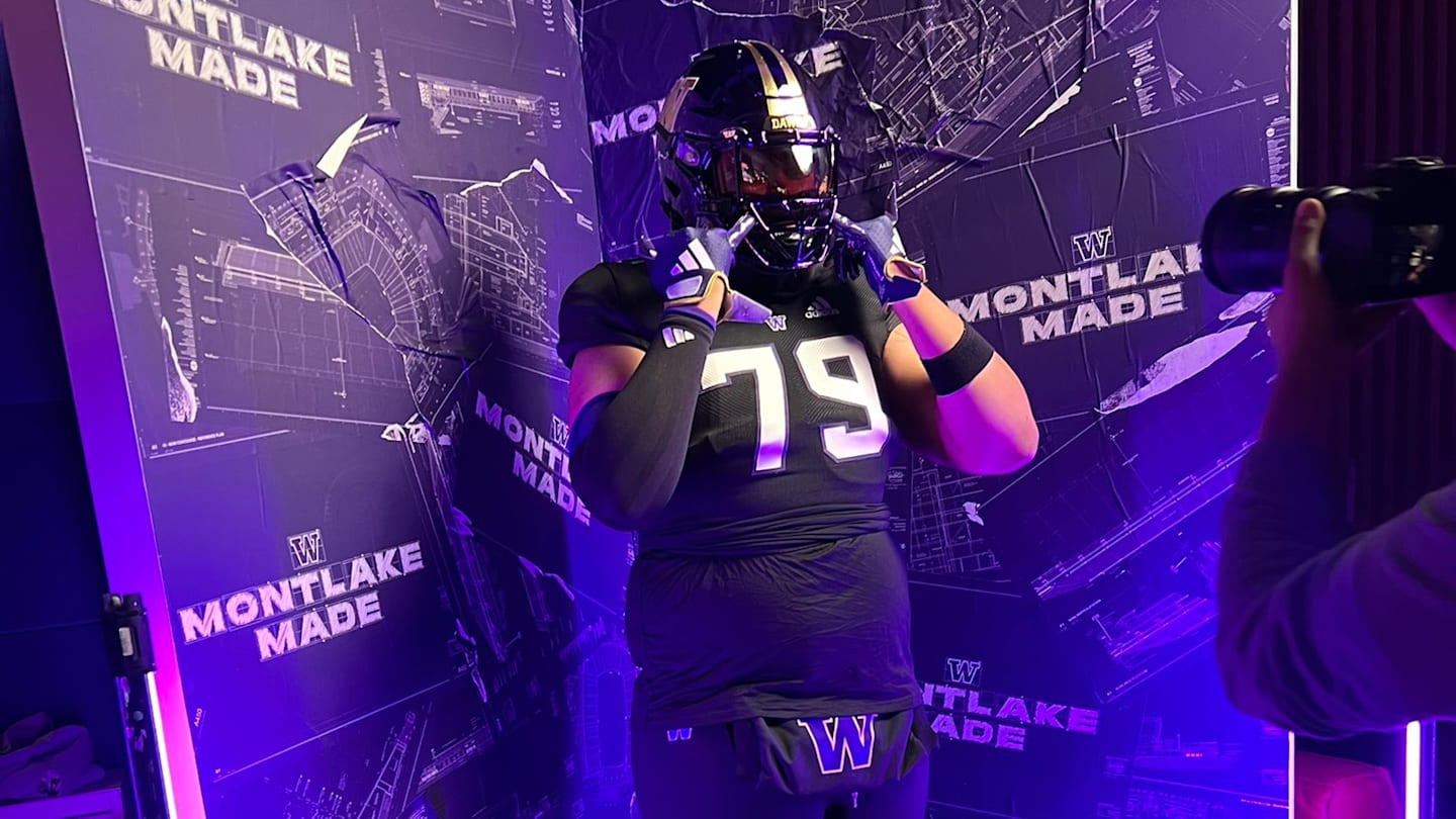 Dominic Harris Tips Scale to UW, Commits After Official Visit