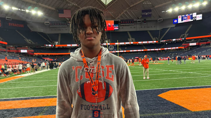 2028 DL Chase Foster II ‘excited’ for Syracuse trip