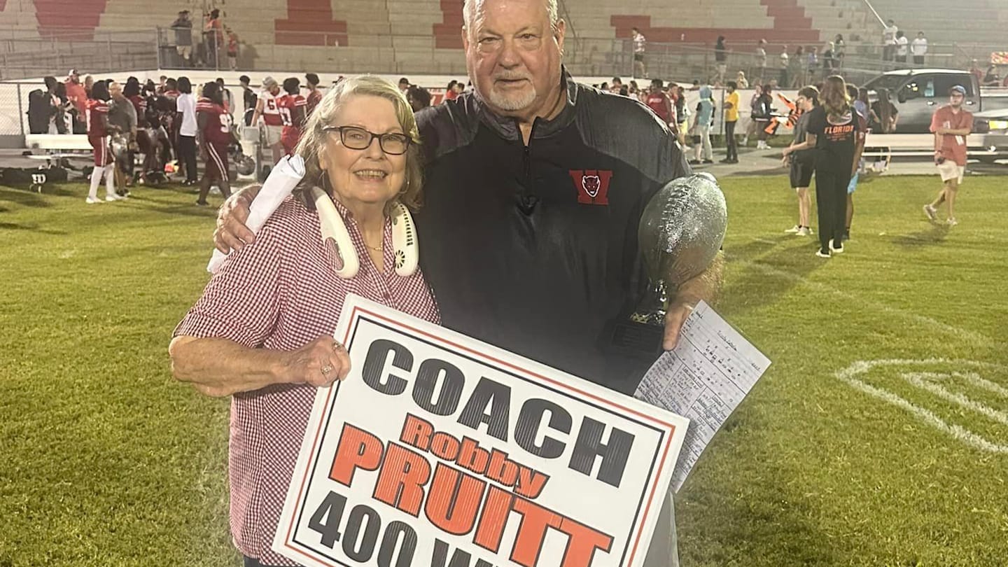 Williston head football coach Robbie Pruitt nabs career victory No. 400
