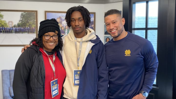 Notre Dame Made A Strong First Impression On DJ Williams