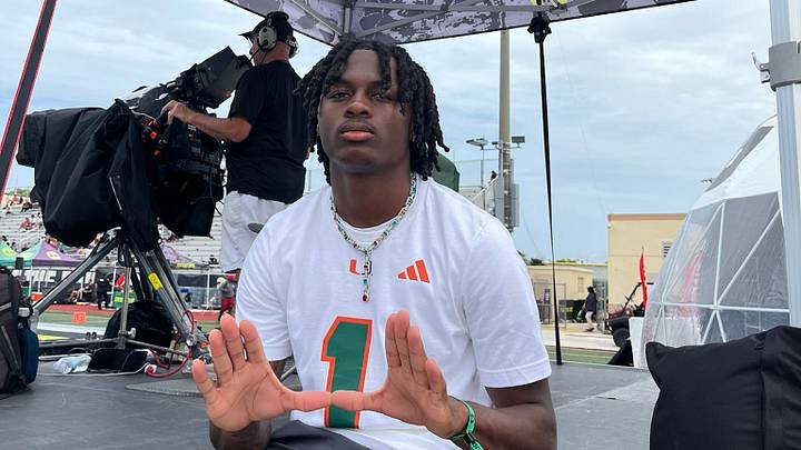 Miami Commit Dereon Coleman Lights Up Overtime 7 on 7 While Repping Cam ...