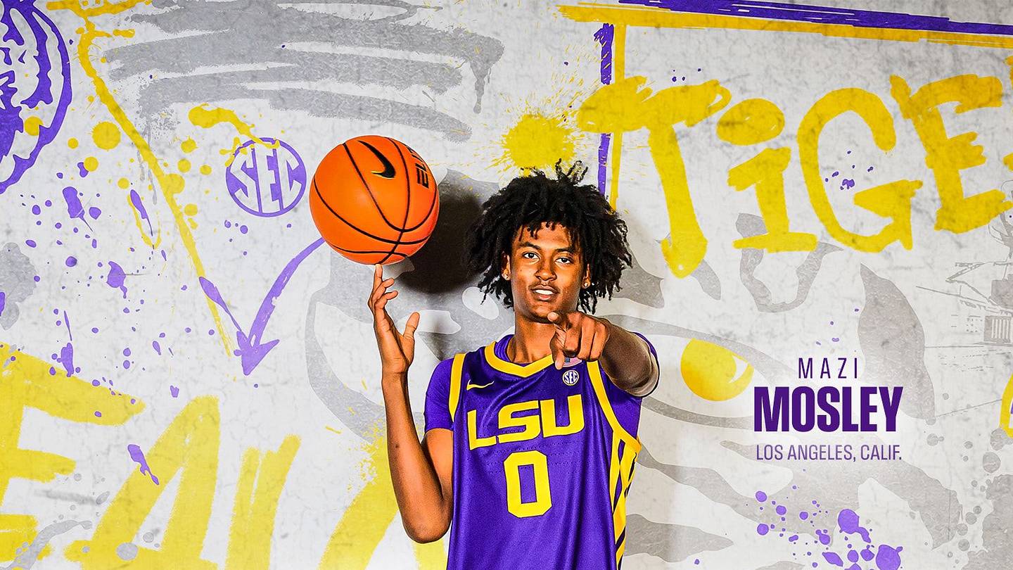 LSU basketball commit Mazi Mosley transfers across country for second ...