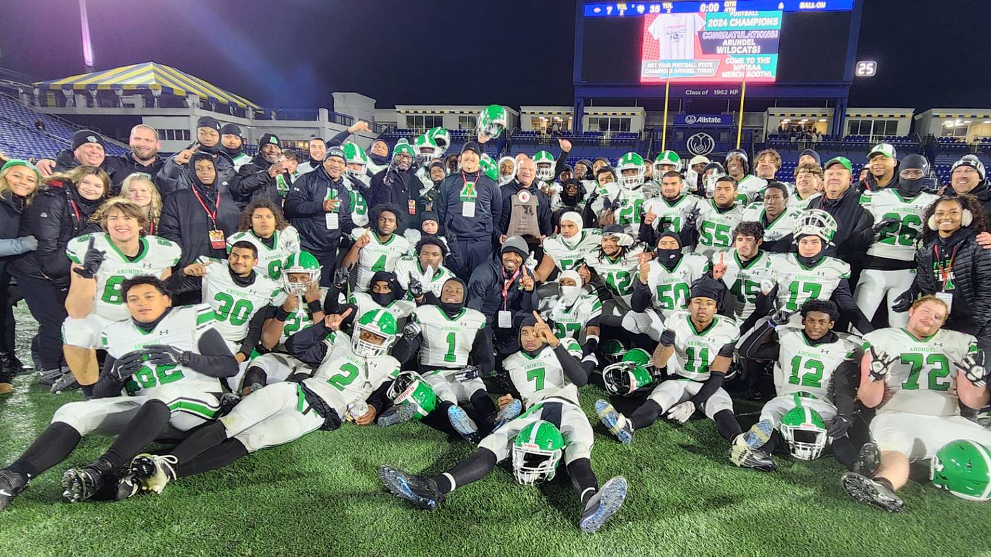 Arundel Ends A 49-Year Football State Championship Drought By Winning ...