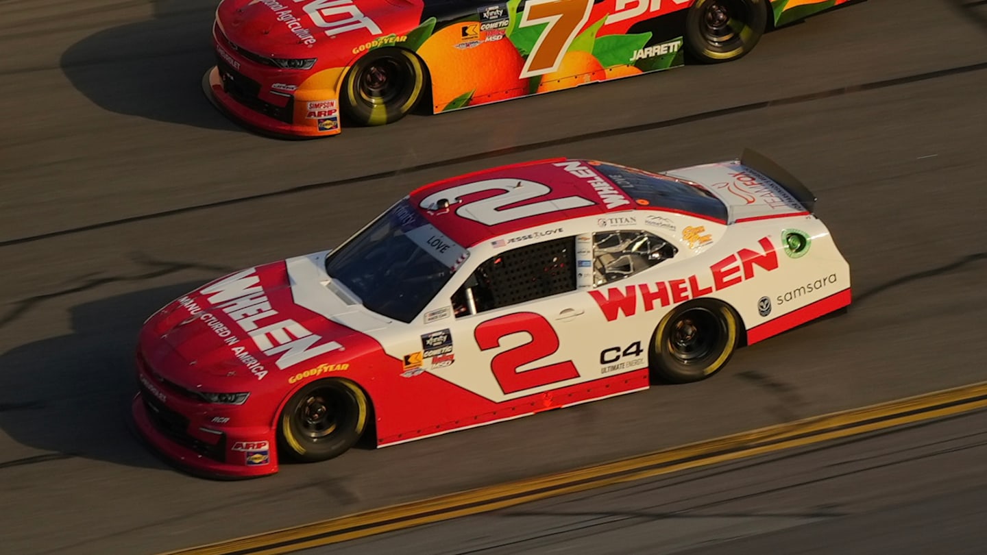 XFINITY: Jesse Love Wins in Crash-Heavy Race at Daytona