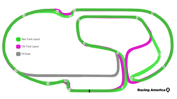 New Track Layout: Breaking Down Differences Between Old and New ROVAL