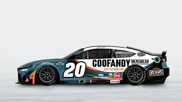 Bell, Joe Gibbs Racing Land Partnership with COOFANDY Men's Wear