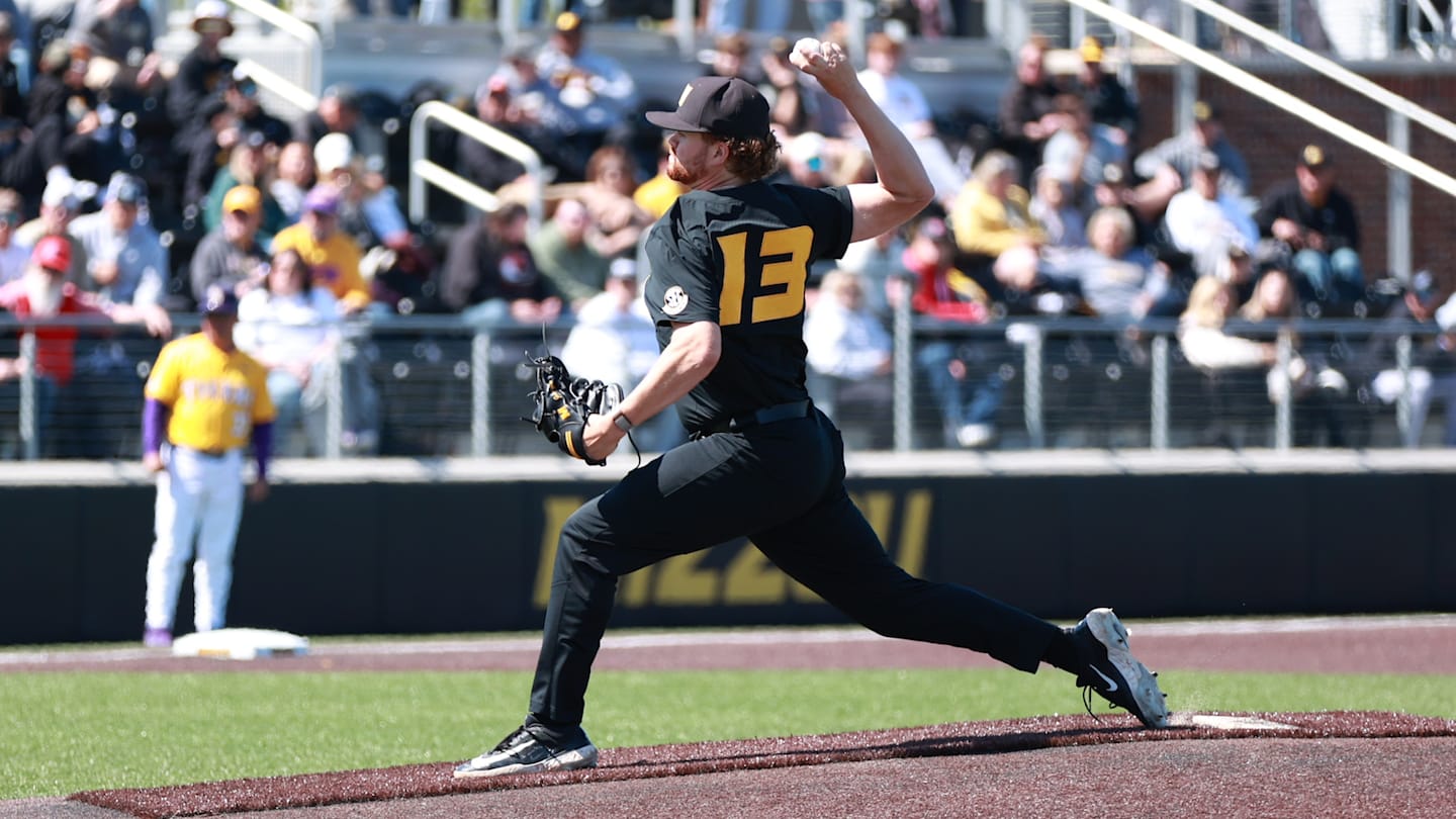 Missouri Baseball Falls in Series Finale 6-2 Against LSU