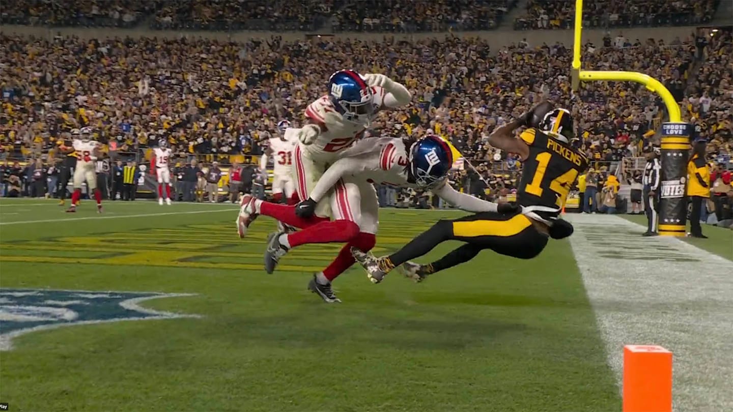 George Pickens Had Touchdown Wiped Out by Rule That Even Confused NFL ...