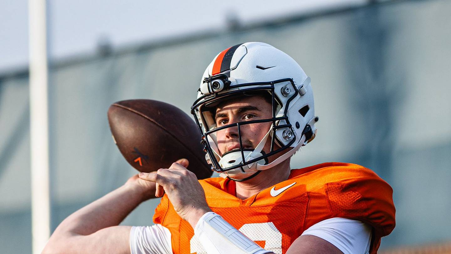 Virginia QB Daniel Kaelin: "I'm gonna always prepare like I'm the starter"