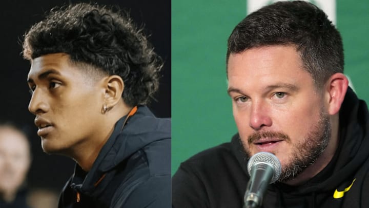 Oregon Ducks' Dan Lanning Credits Dillon Gabriel For Signing Jaron ...