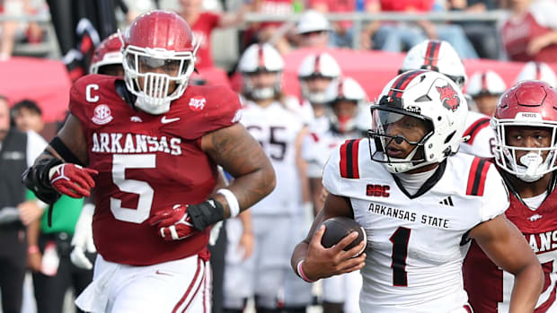 Three takeaways as Razorbacks take advantage of Arkansas State looking ...