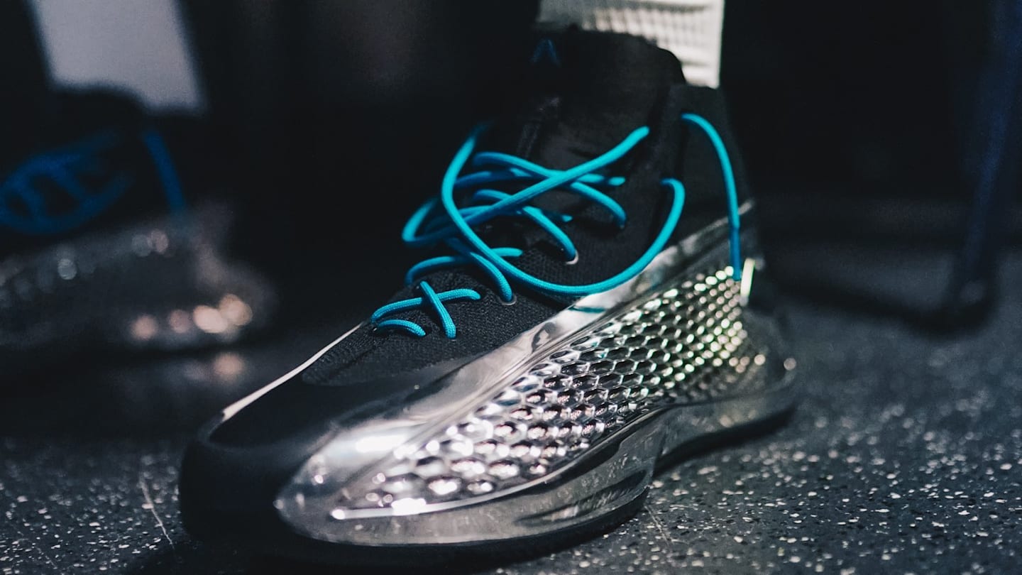 Anthony Edwards Debuts Chrome Sneakers at Timberwolves Media Day