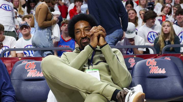 LOOK: NBA Legend Scottie Pippen On Hand For Ole Miss Basketball Game vs ...