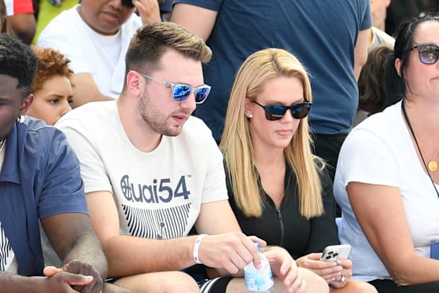 New Lakers star Luka Doncic is not overweight in light-gray sweater for ...