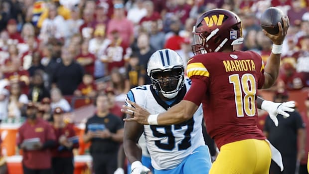 Washington Commanders' Marcus Mariota Starting vs. Bears After Jayden ...