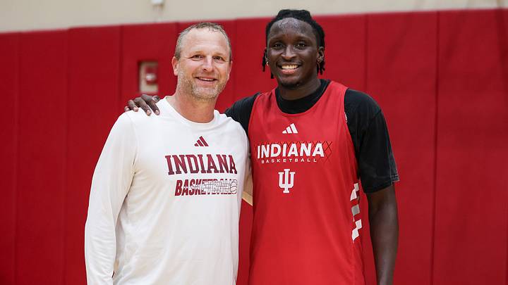 'No Place Like Home': Victor Oladipo Visits Indiana Basketball Practice