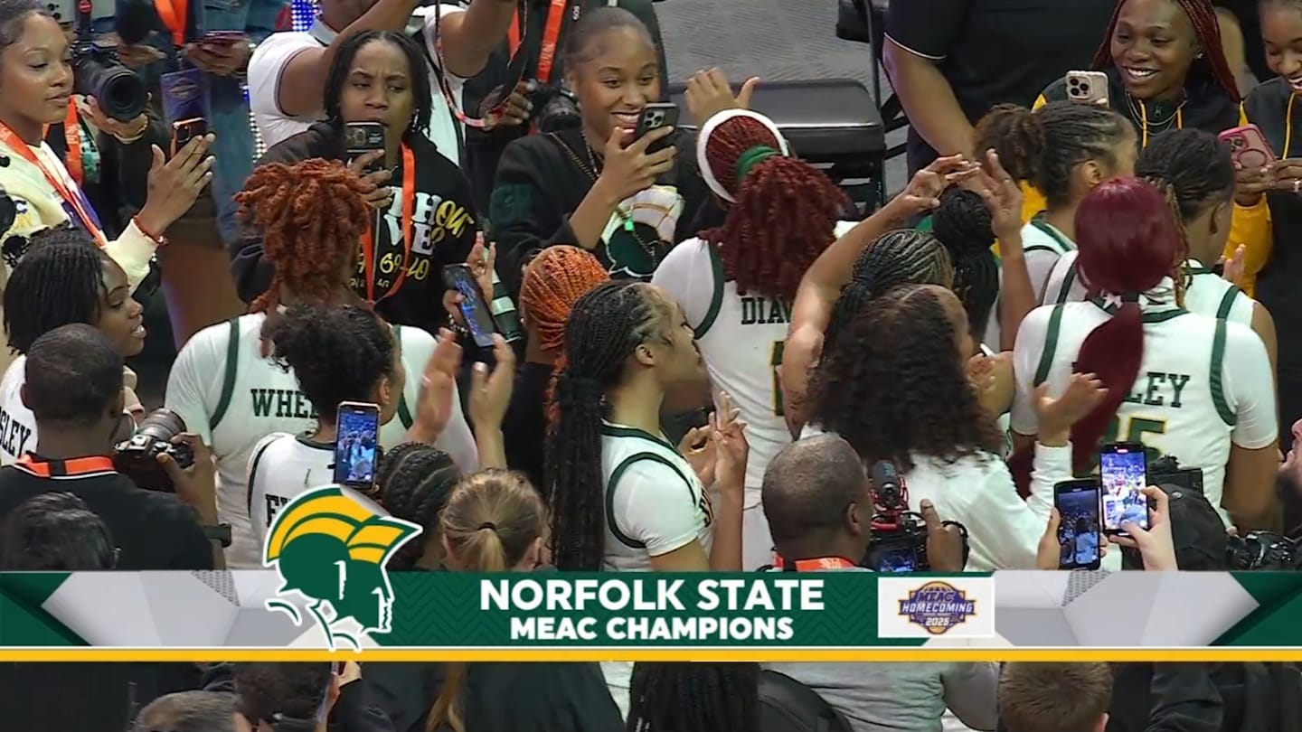 Norfolk State Wins Third Consecutive MEAC Tournament Championship By ...