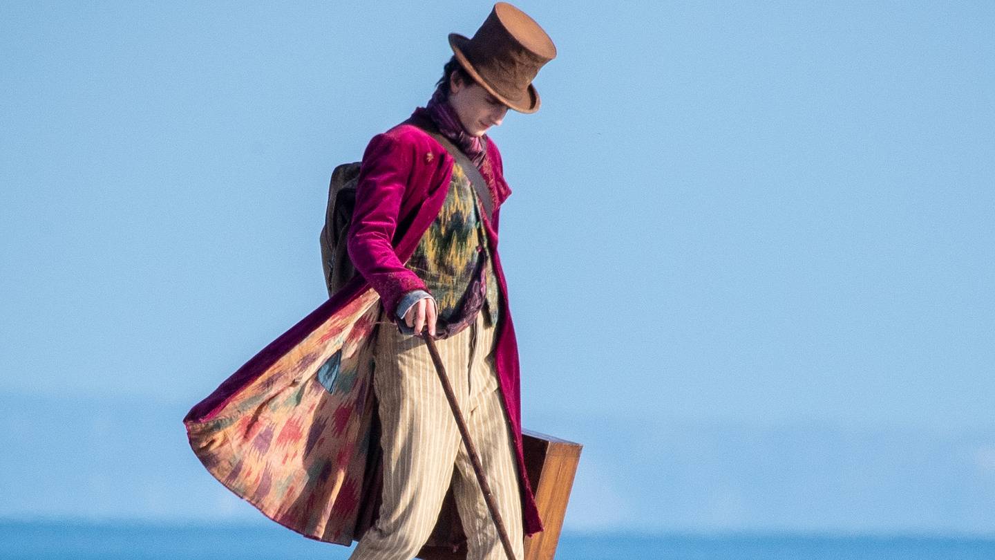 First look at Timothée Chalamet as Willy Wonka in Wonka
