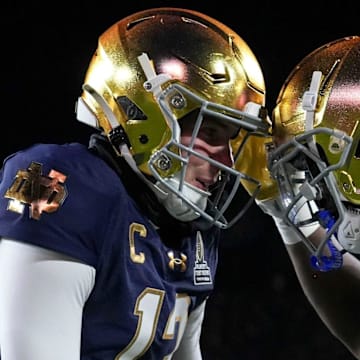 Notre Dame Quarterback Riley Leonard Pays His Offensive Line in Latest ...