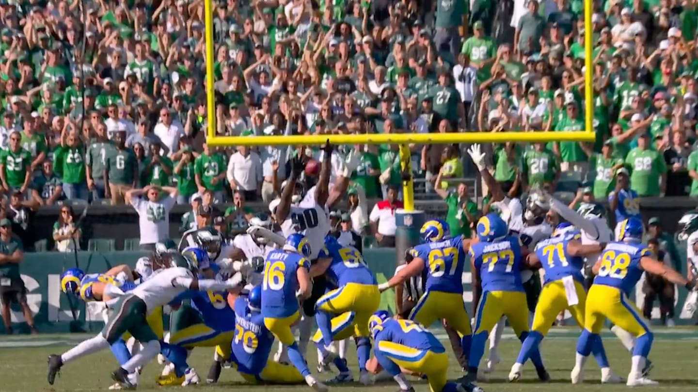 Alternate Angle of Eagles' Game-Winning Field Goal Block Was Truly ...