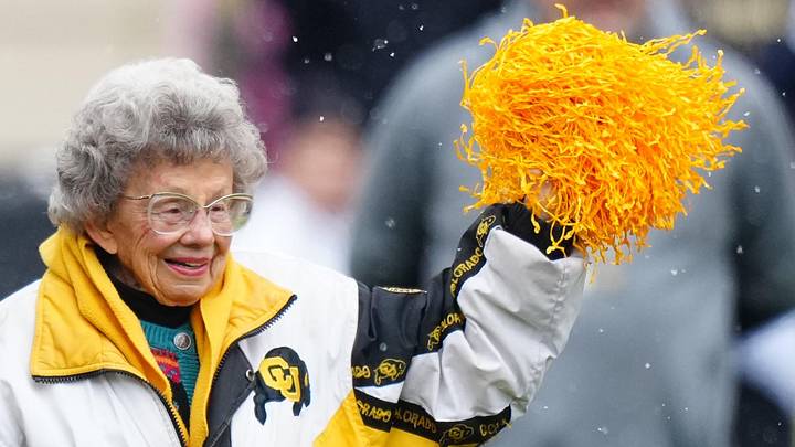 Colorado football superfan provides positive update on Miss Peggy Coppom