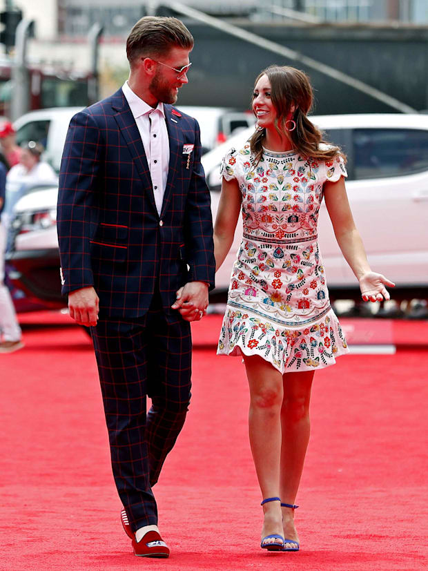 Phillies star Bryce Harper's wife reveals tearjerker reaction to gender ...
