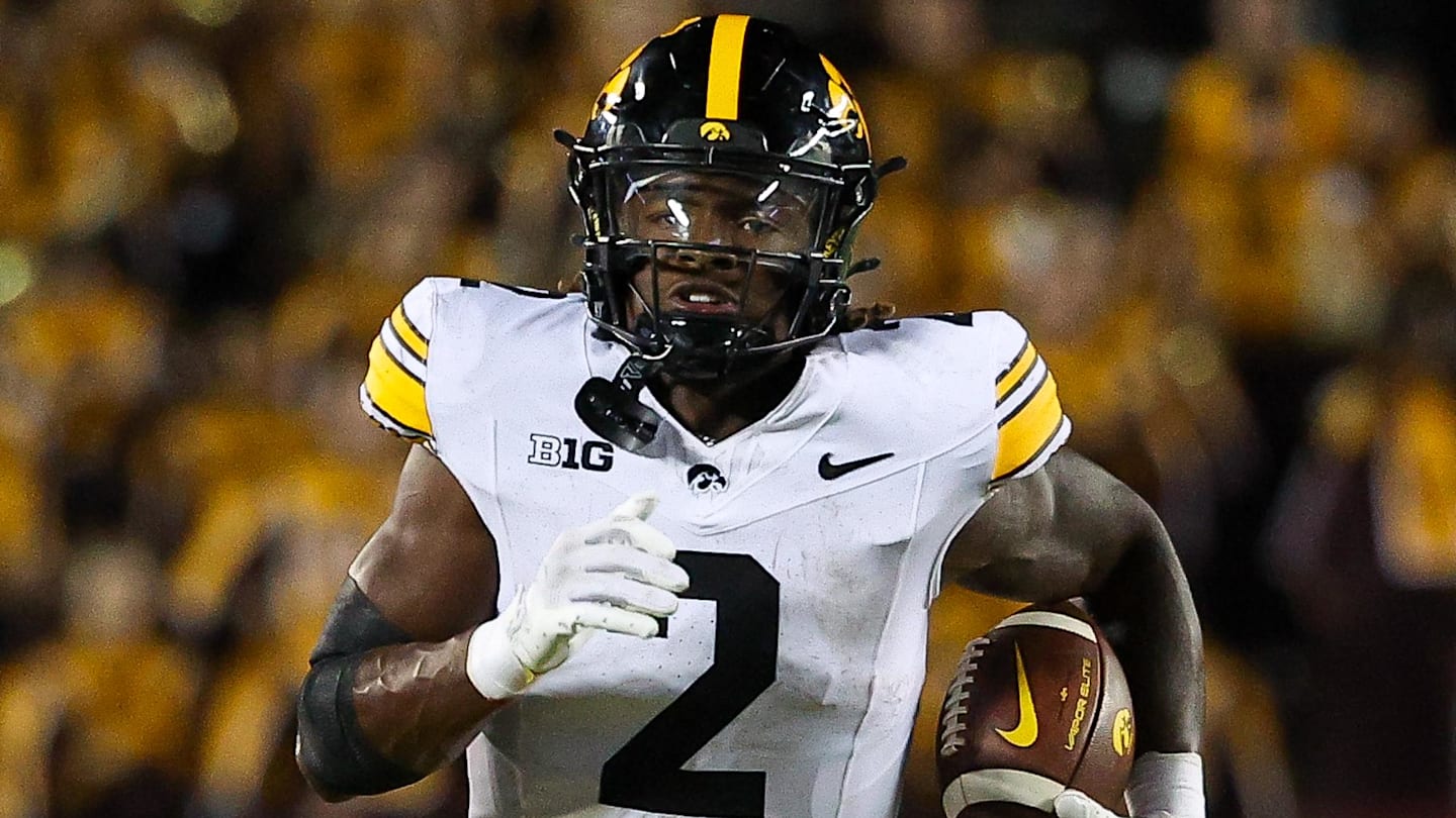 WATCH: Iowa Hawkeyes RB Kaleb Johnson Caps Off Masterful Touchdown Drive