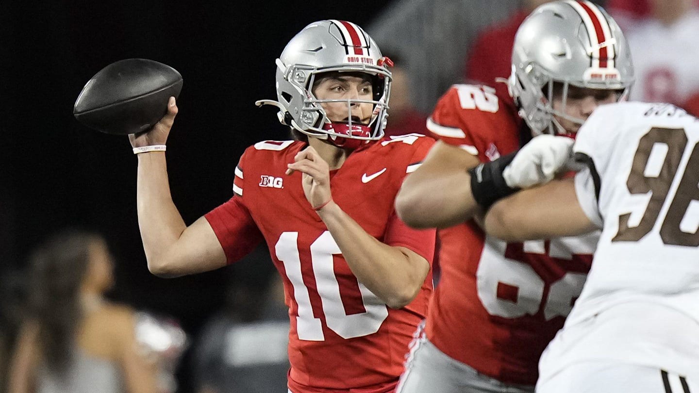 Predicting Ohio State Buckeyes QB Julian Sayin's Stat Line Against Texas