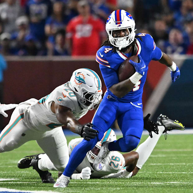 James Cook suddenly transforming into three-down Buffalo Bills' workhorse