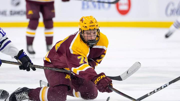 Gophers hockey completes sweep of Wisconsin with highlight-reel OT winner