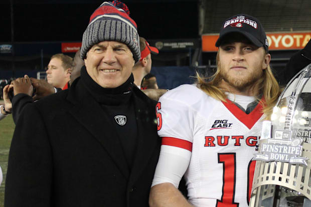 Belichick Played for Rutgers, Now Out to Beat His Alma Mater