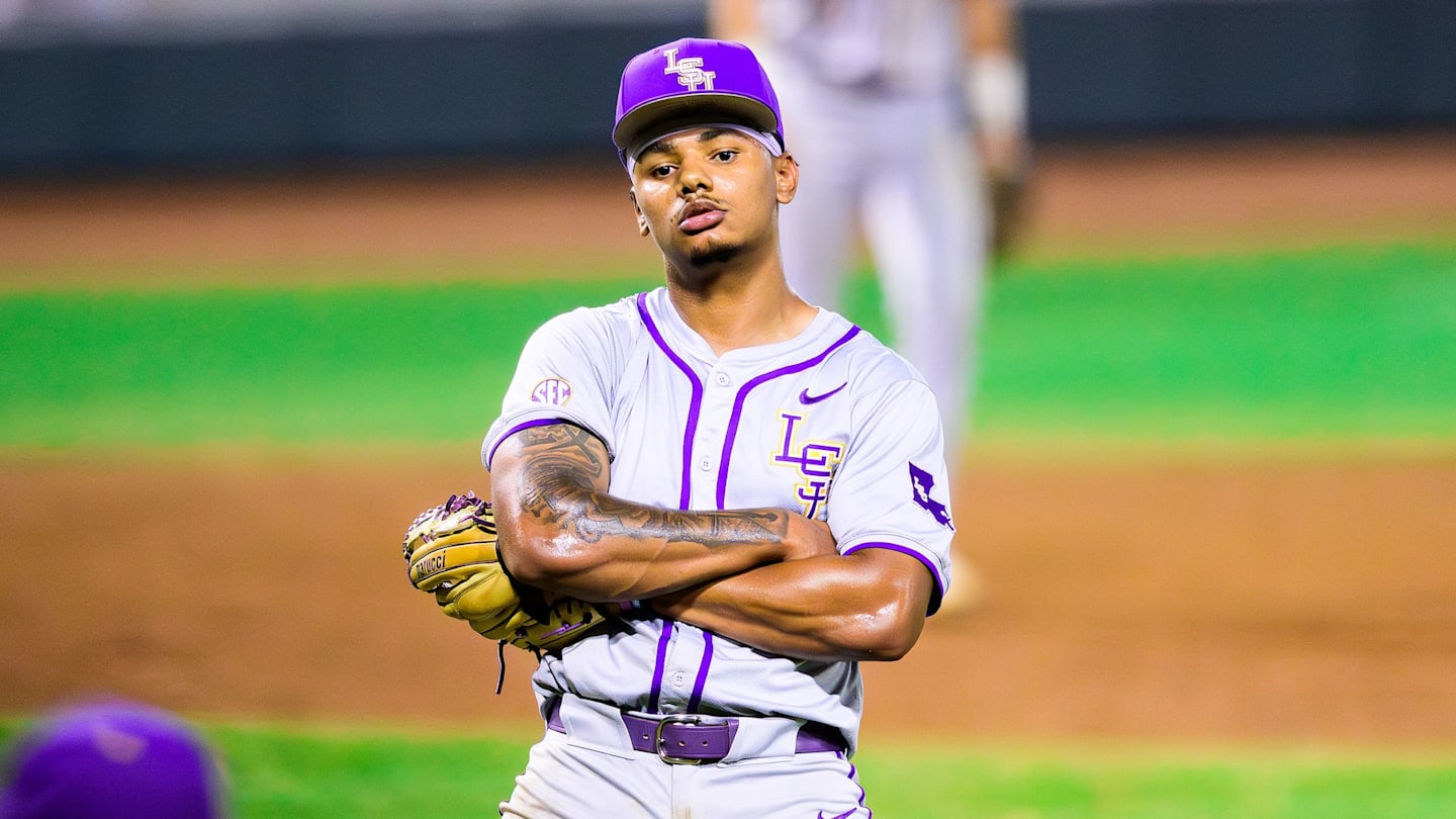 LSU Baseball RHP Anthony Eyanson Selected in 2025 MLB Draft by Boston ...