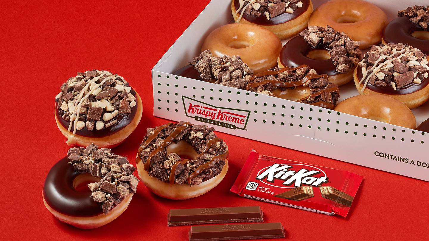 Krispy Kreme Kit Kat menu review: The doughnuts you didn't know you needed