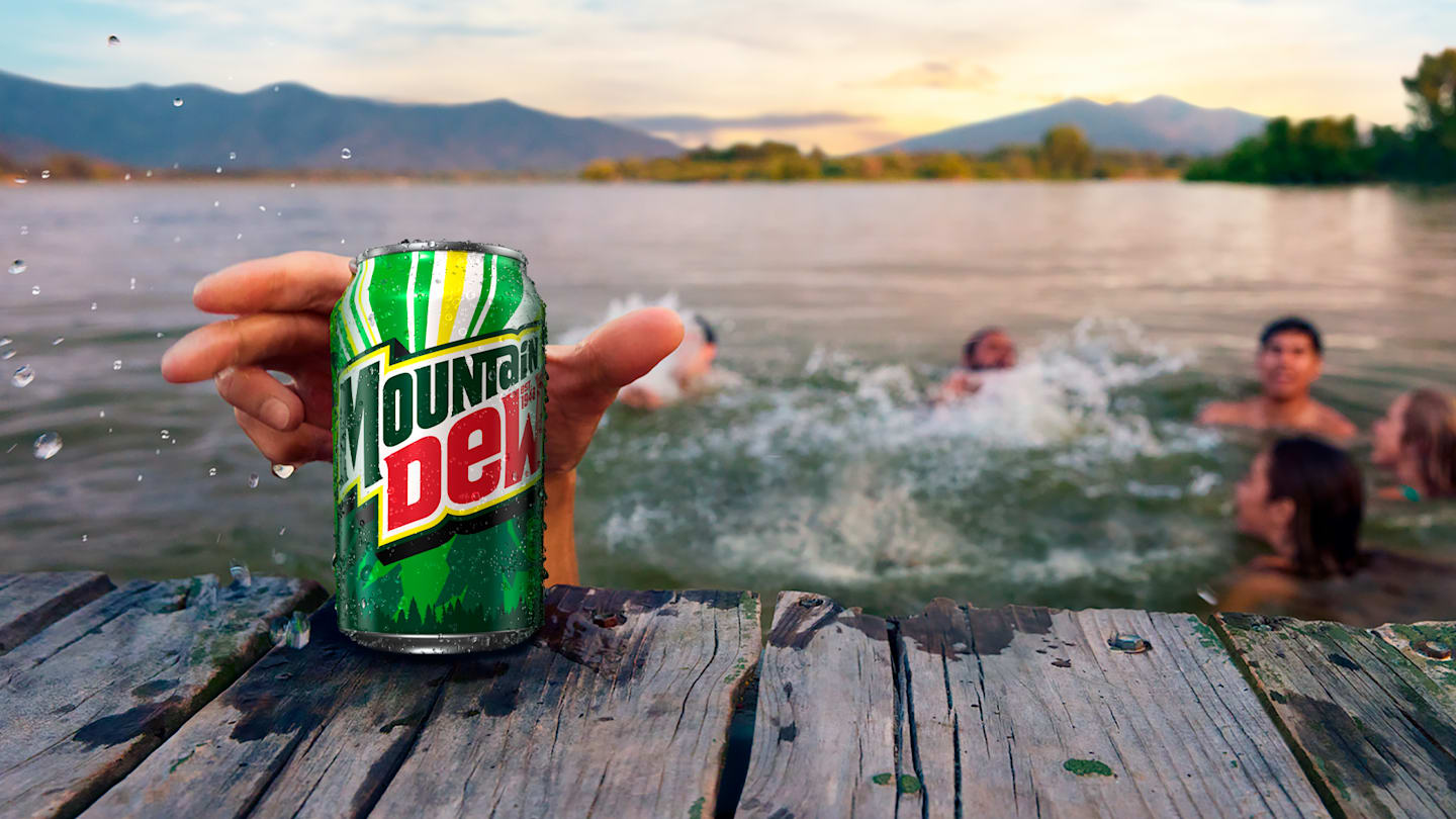 Mountain Dew reimagines its logo to embrace its outdoor spirit