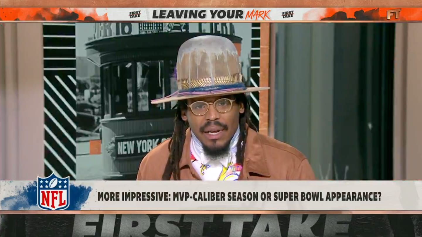 Cam Newton’s Bold Hat Choice Was Not Well-Received by ‘First Take’ Viewers