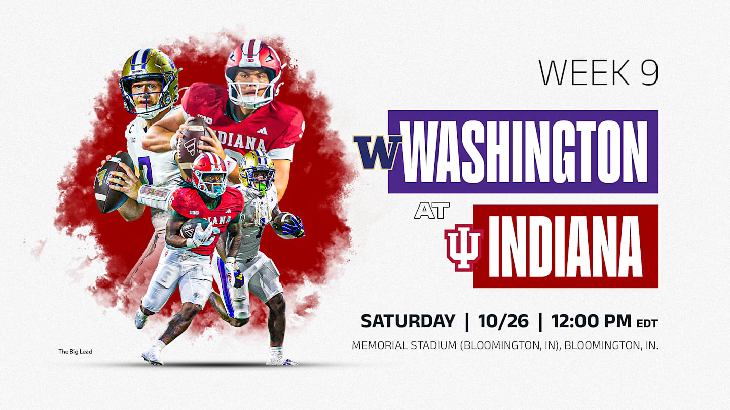 How to watch Washington vs Indiana on Saturday on Big Ten Network