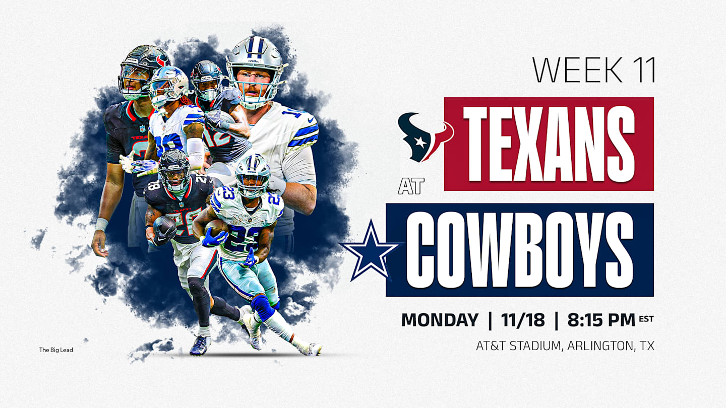 How to Watch Cowboys vs Texans on Monday Night Football, free live stream
