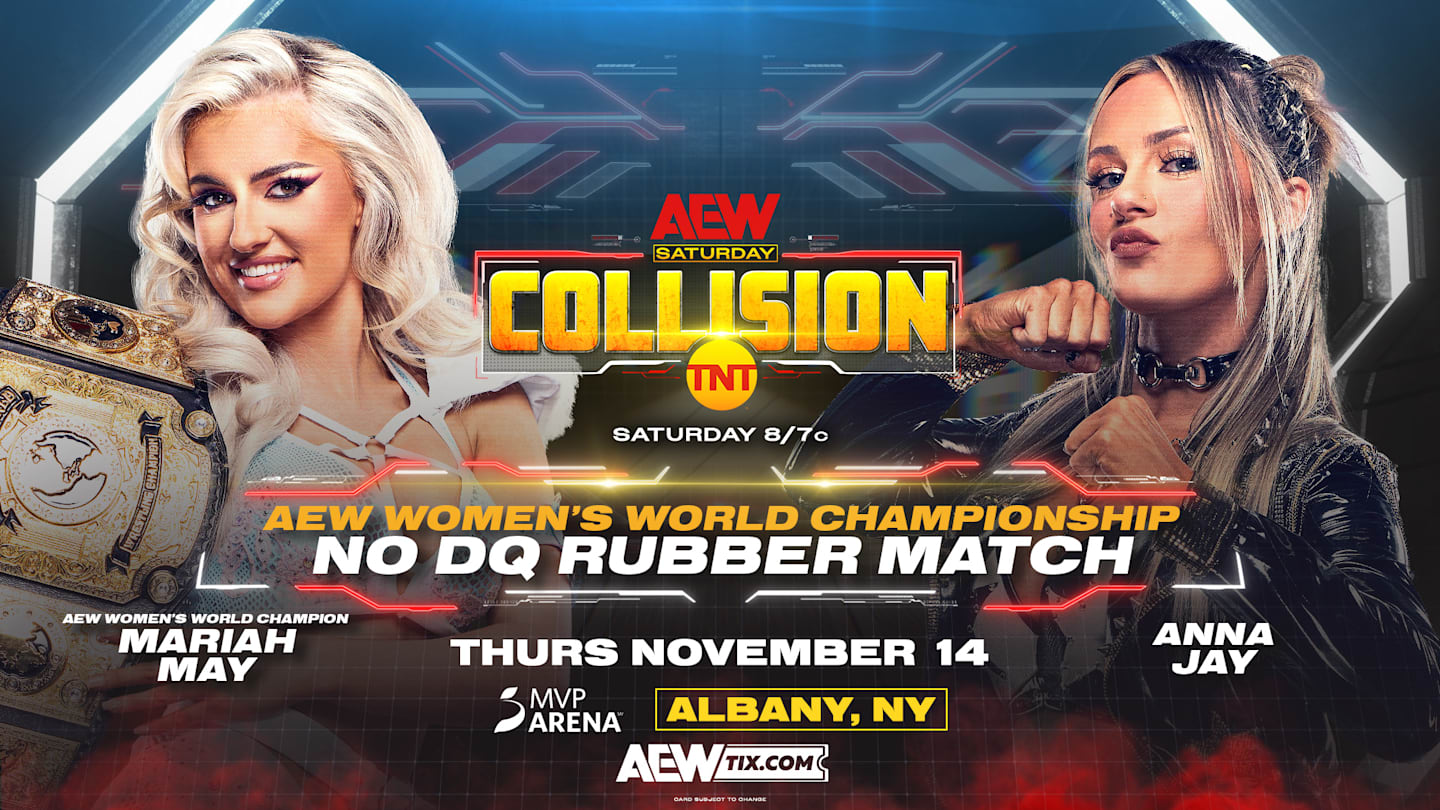 AEW Collision SPOILERS (11/16): Match Results From Taped Albany, New ...
